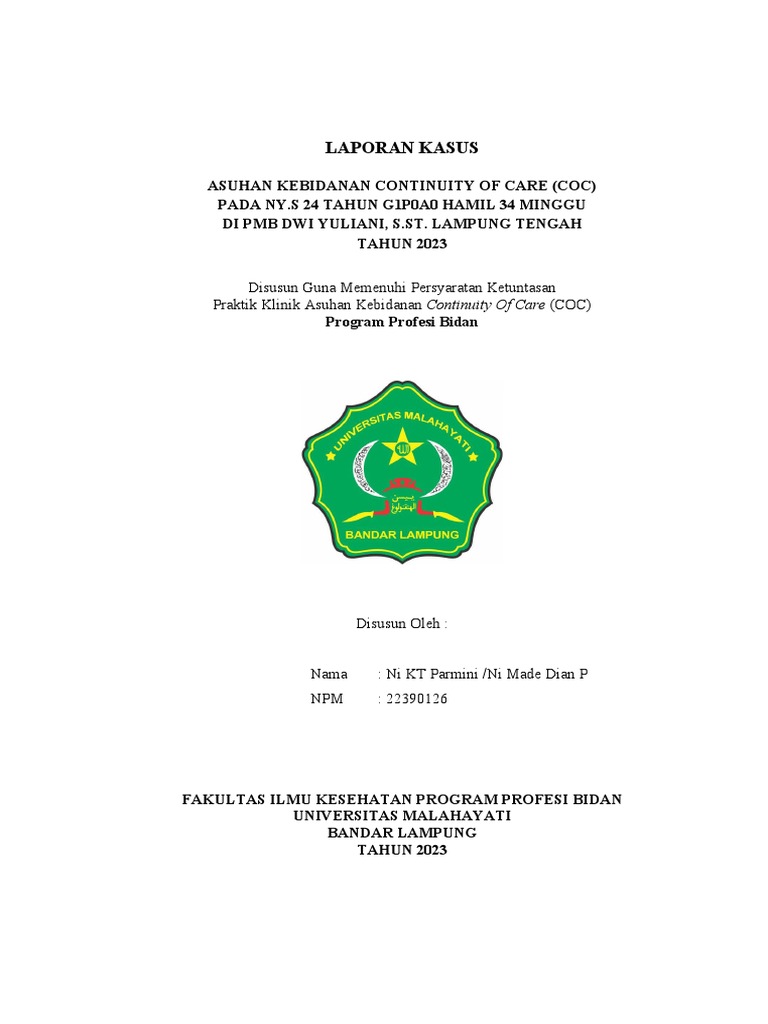 Coc Ni KT Parmini Ni Made Dian, New Dapuss | PDF