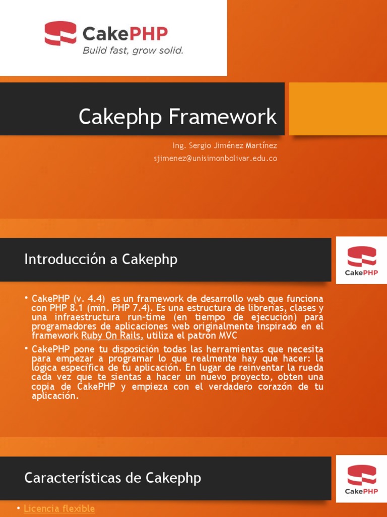 Framework Cakephp | PDF Framework Cakephp | PDF
