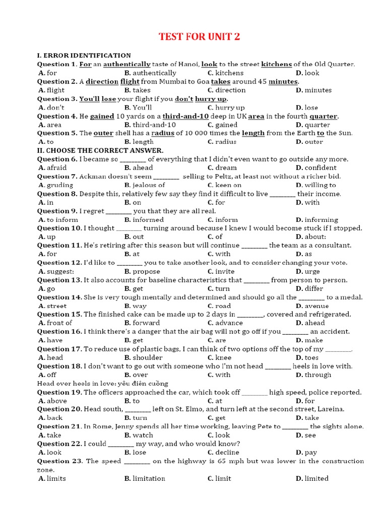 Test Destination b2 | PDF