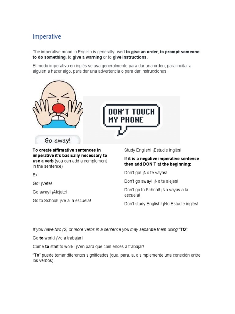 Imperative guide | PDF