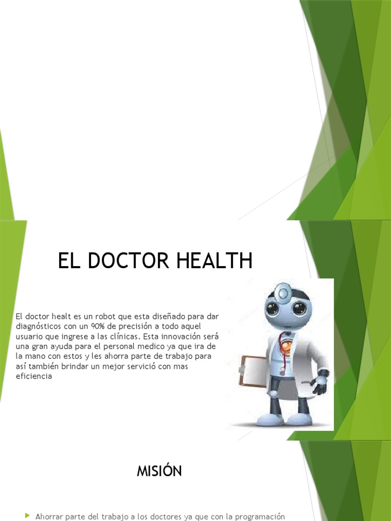 Robot Doctor Health: Diagnósticos Eficientes | PDF