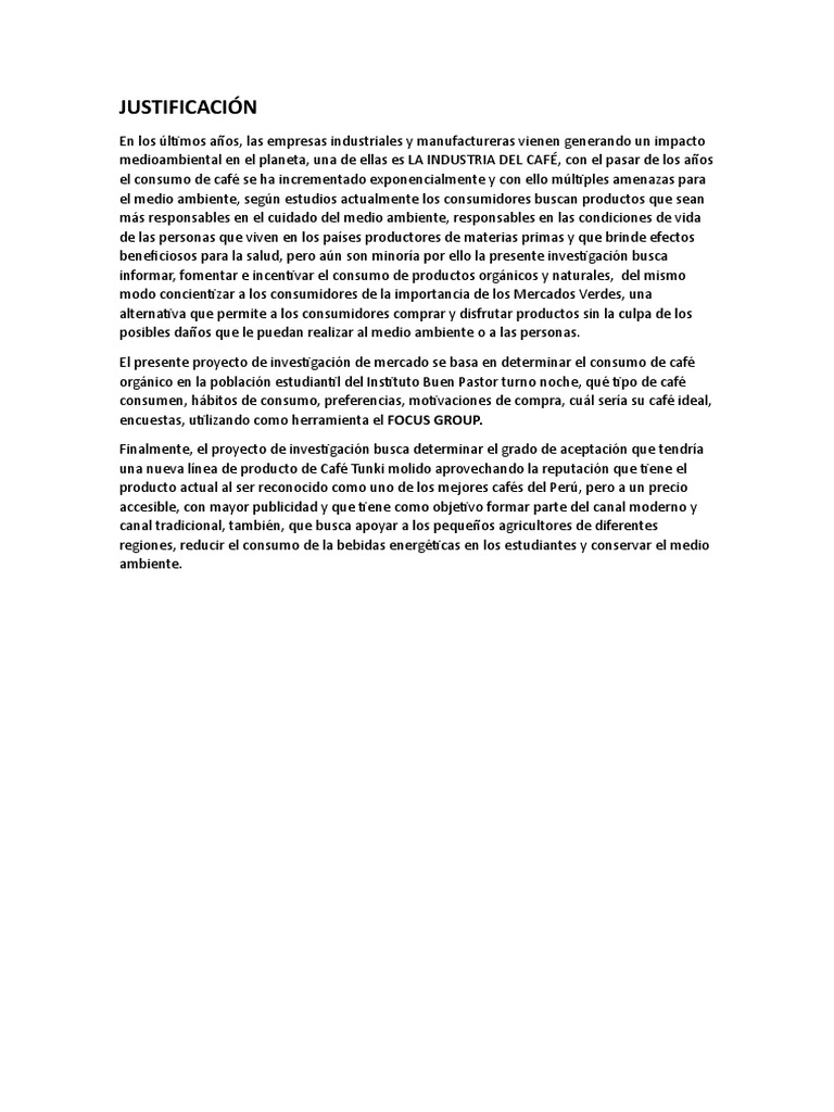 JUSTIFICACIÓN | PDF