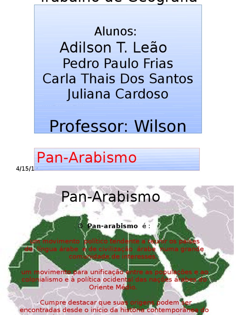Pan Arabismo | PDF