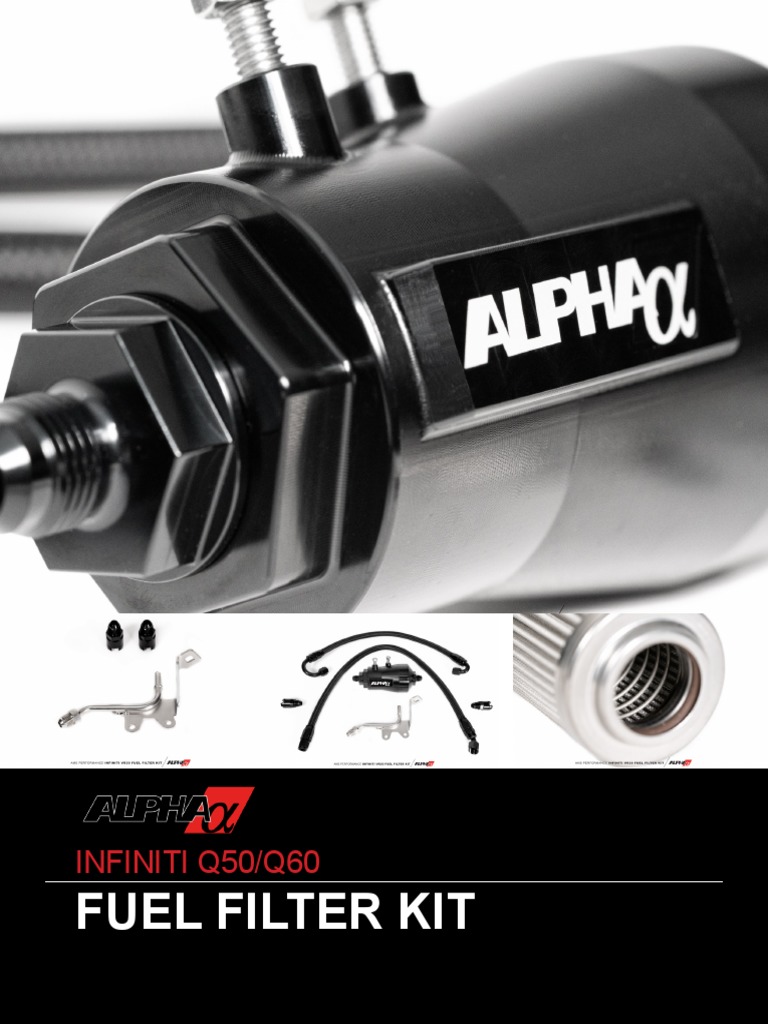 Q50/Q60 Fuel Filter Kit Installation Guide | PDF | Vehicles | Vehicle ...
