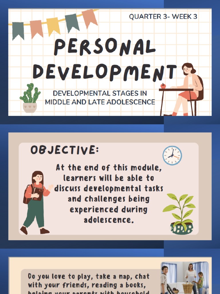Perdev Week 3 | PDF | Adolescence | Developmental Psychology