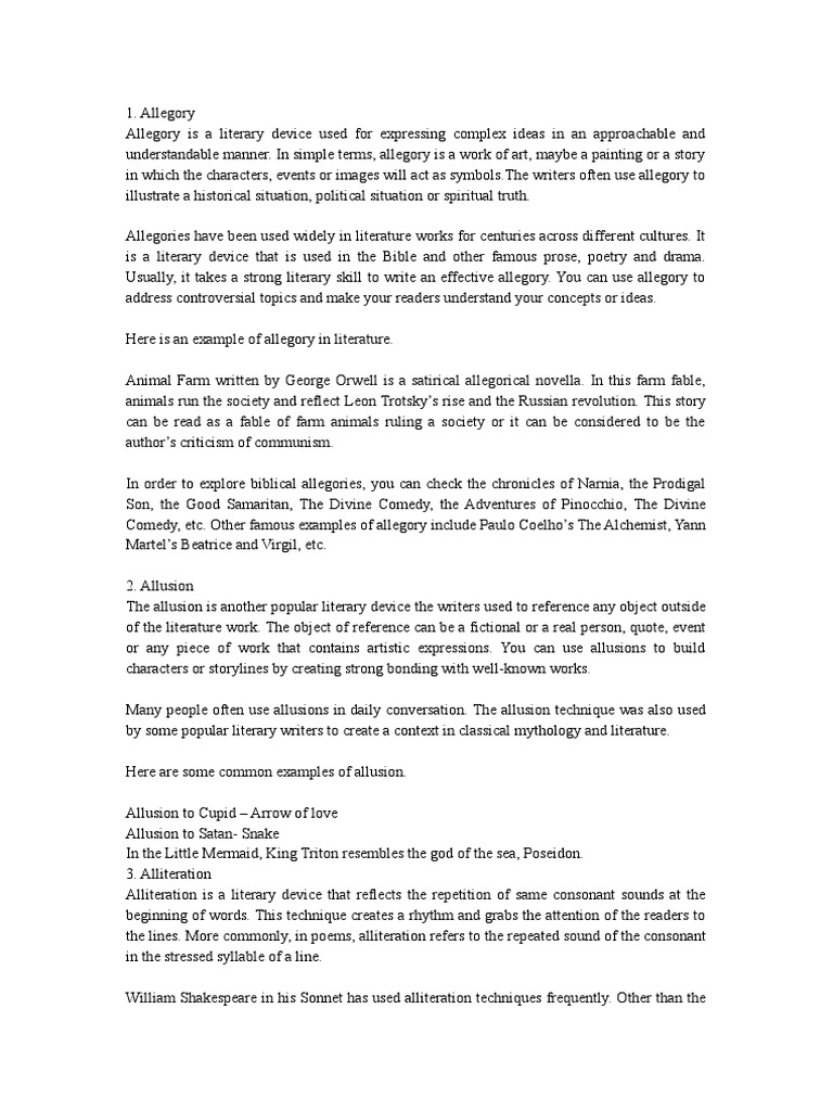 Literature Devices | PDF