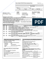 STD Risk Assessment Questionnaire | PDF | Sexually Transmitted ...