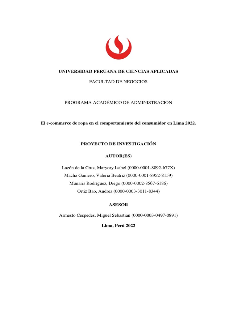 TF - GRUPO 7 - Sem15 | PDF