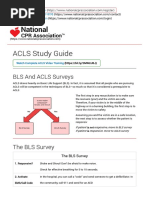 AHA ACLS Megacode Scenarios | PDF | Cardiac Arrest | Cardiopulmonary ...