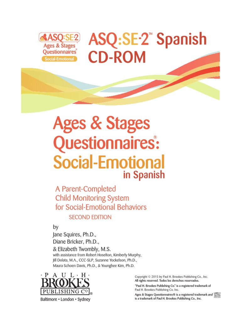 Ages & Stages Questionnaries Social Emotional II (ASQ - SE 2) (En Español) | PDF