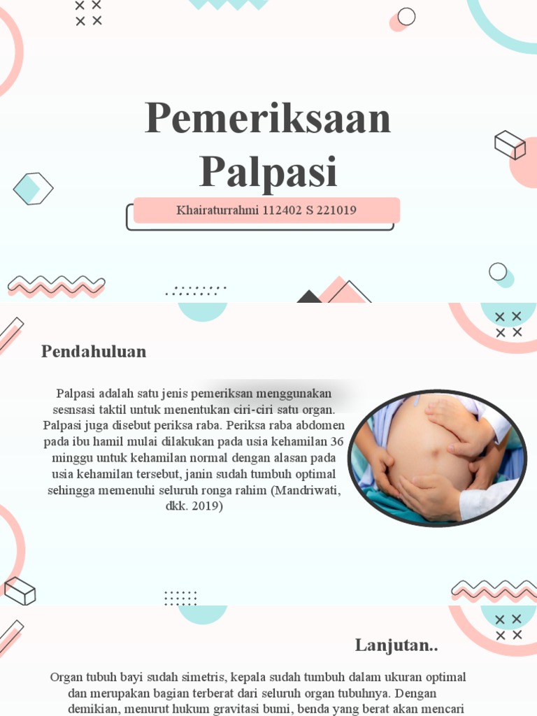 Pemeriksaan Palpasi Leopold | PDF