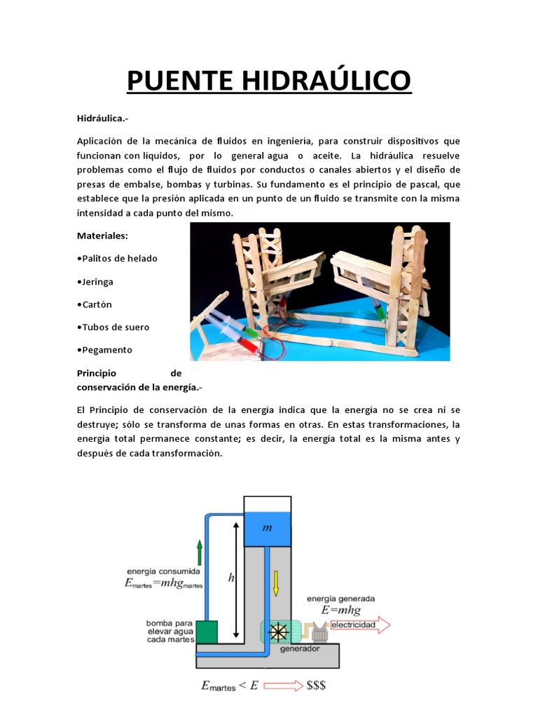 Puente Hidraúlico | PDF