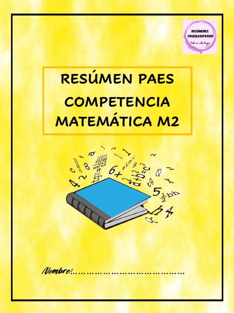 Ejercicios PAES Matemáticas M2 | PDF | Ecuaciones | Sistema de ...