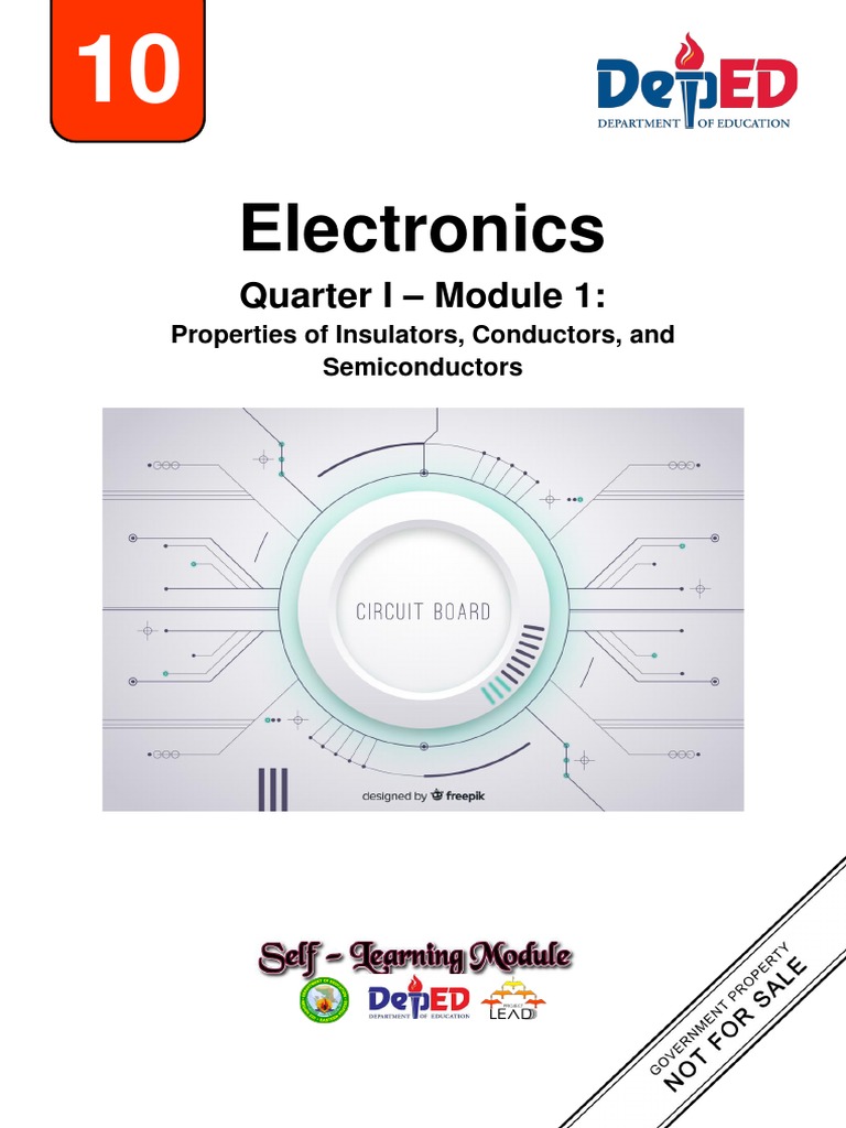 Electronics (1STQ-M1) | PDF | Ion | Semiconductors