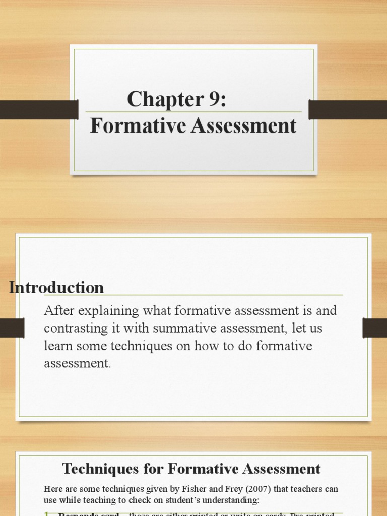 Formative Assessment | PDF | Educational Assessment | Rubric (Academic)