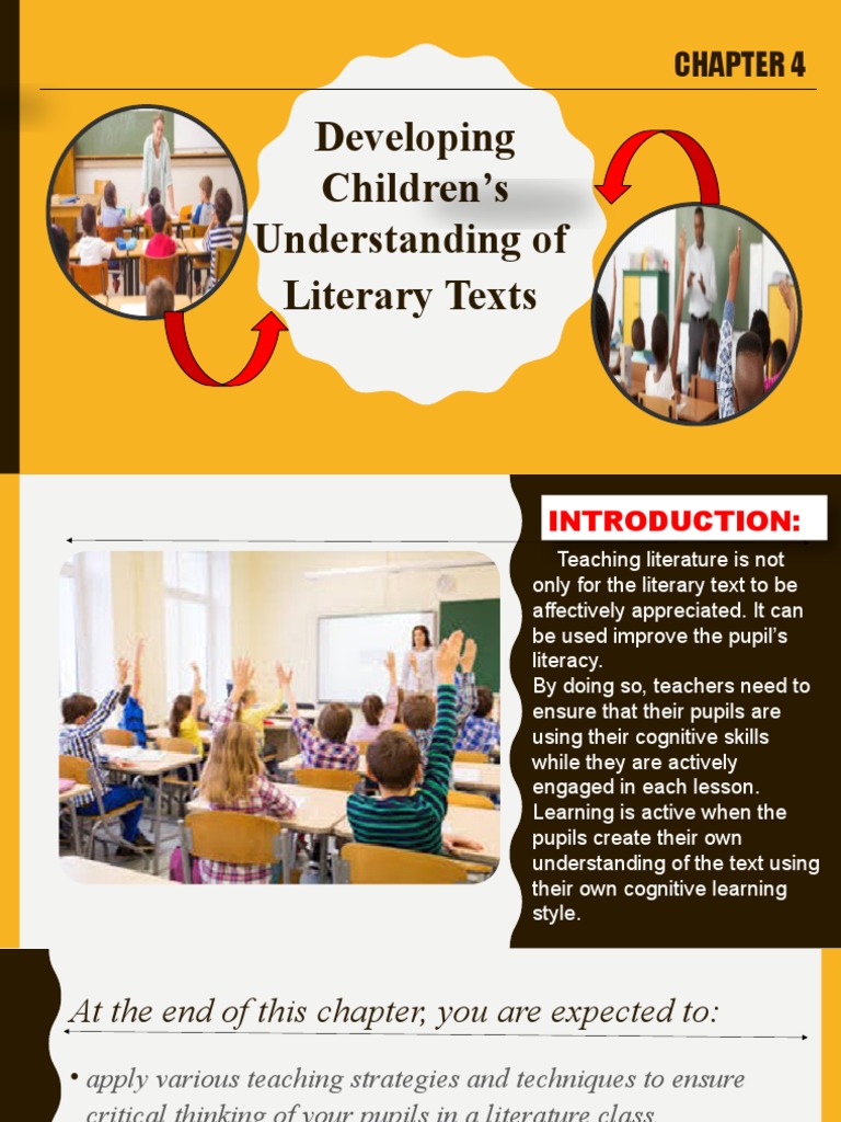 CHAPTER 4 Developing Childrens Understanding of Literary Texts | PDF ...