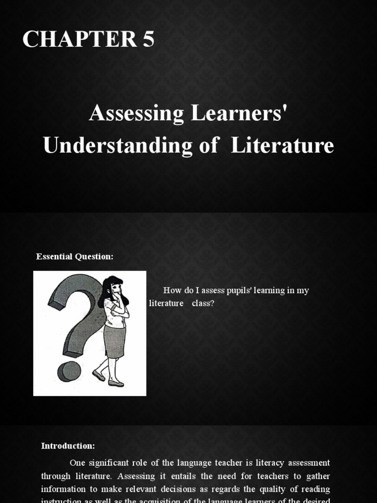 Chapter 5 | PDF | Reading Comprehension | Educational Assessment
