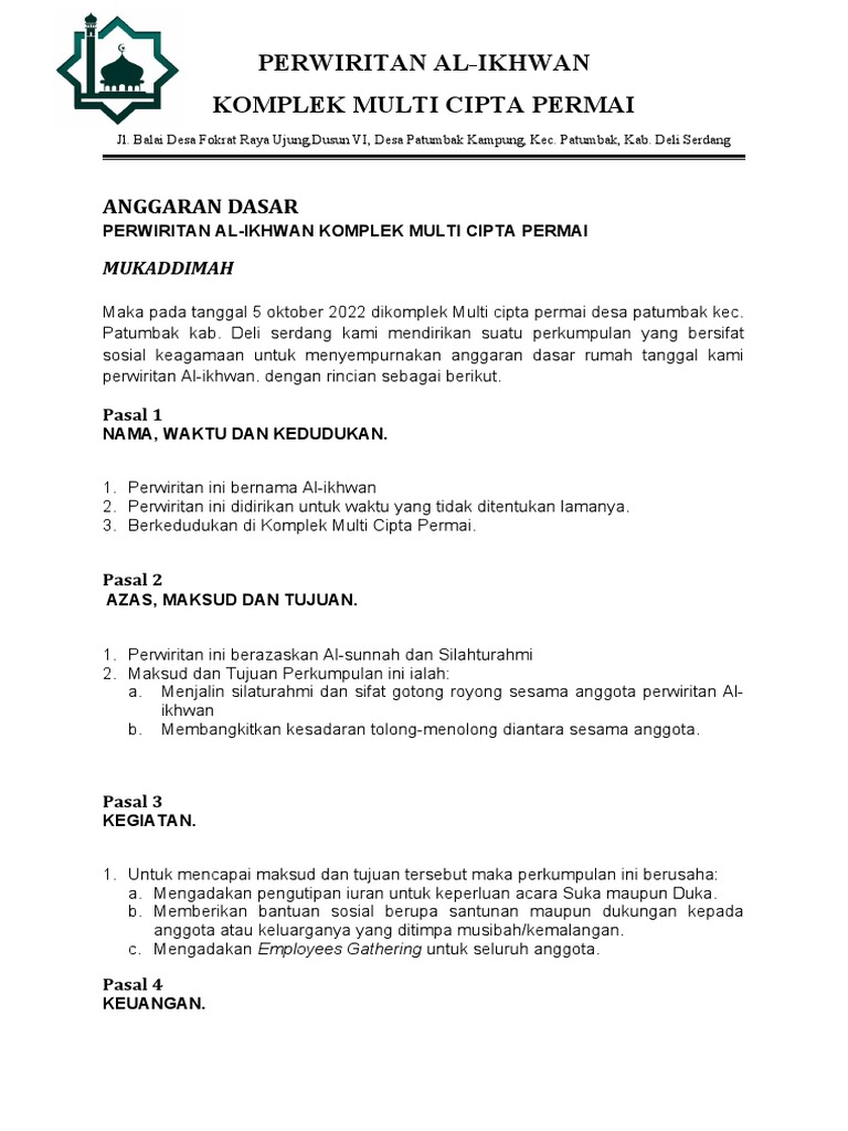 Adrt Komplek MCP | PDF