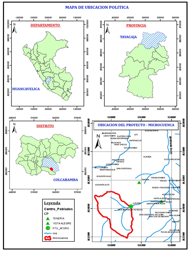 Mapa de Ubicacion Politica | PDF