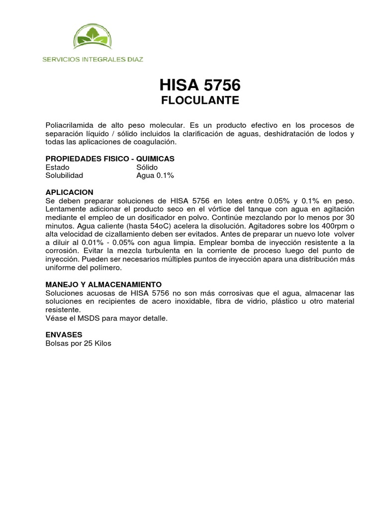 Ft. Floc Hisa 5756 | PDF