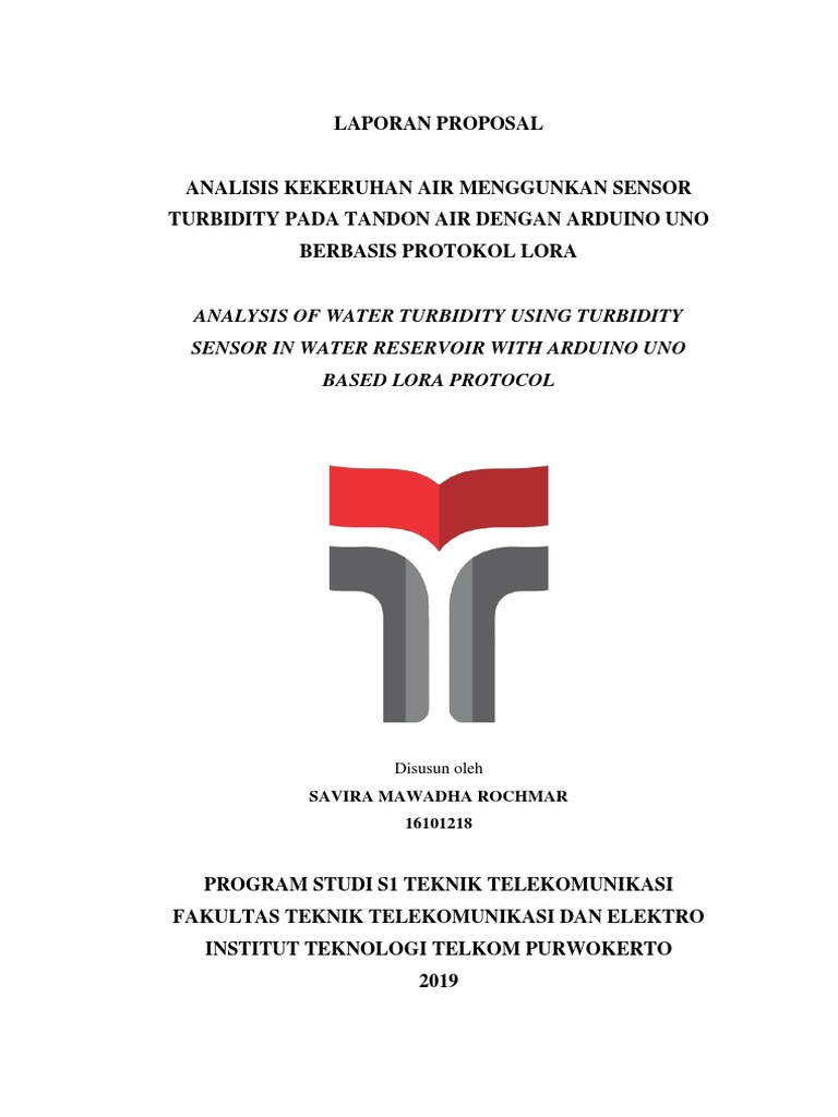 Analisis Kekeruhan Air Menggunkan Sensor Turbidity Pada Tandon Air Dengan Arduino Uno Berbasis ...