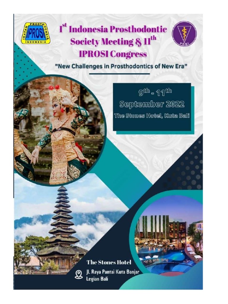 1st Indonesia Prosthodontic Society Meeting & IPROSI Congress XI | PDF ...