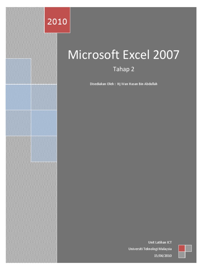 Microsoft-Excel-2007-Level-2 | PDF | Microsoft | Software