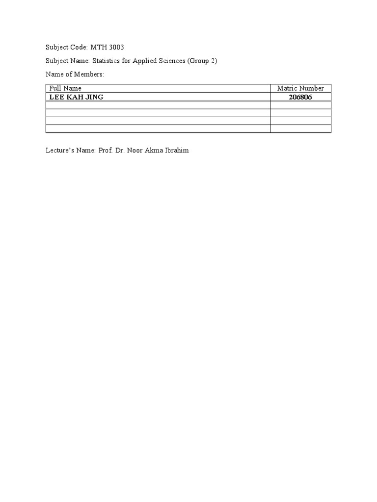 SCL MTH3003 | PDF | Teaching Methods & Materials