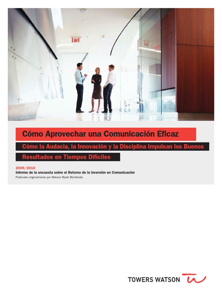 Tower Watson ComROI-Spanish | PDF | Salario | Comunicación