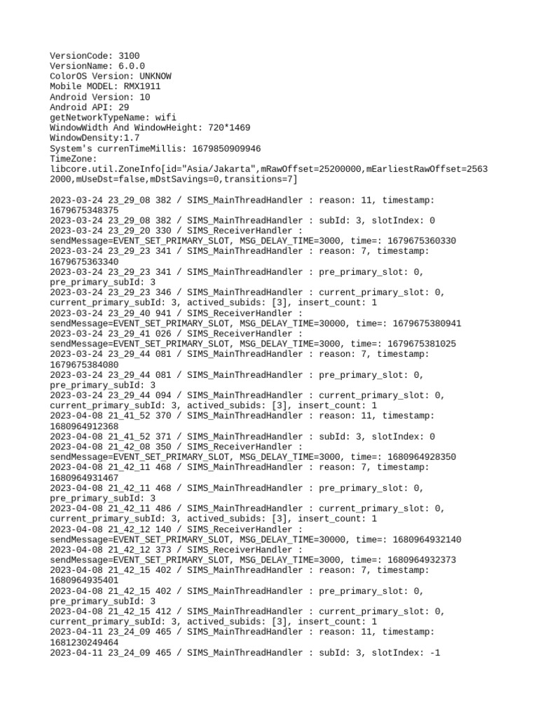 Trace - 2023-03-27 00 - 15 - 09 877 | PDF | Android (Operating System) | Linux
