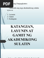 Akademikong Sulatin - Layunin, Gamit, Katangian, at Anyo | PDF