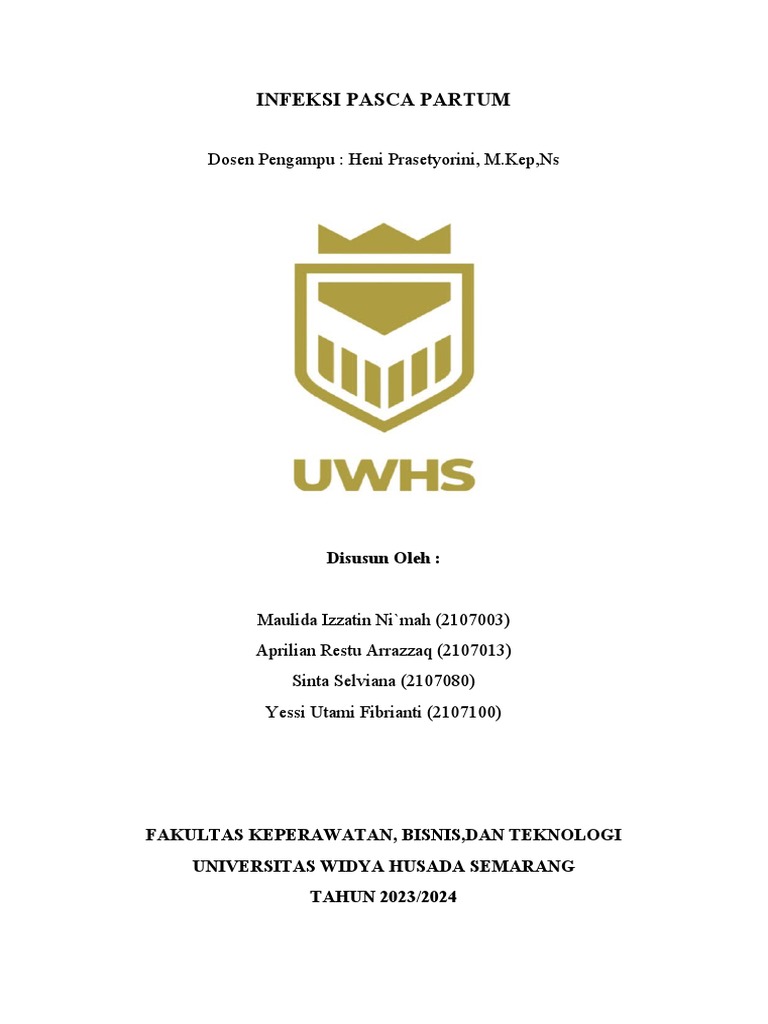 Infeksi Pasca Partum | PDF