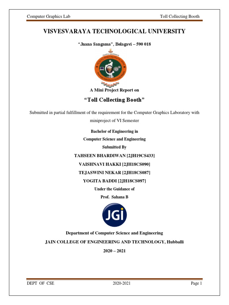 CG Project Report | PDF | Shader | Computer Graphics