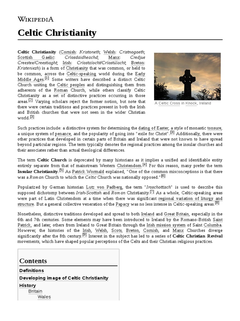 Celtic Christianity | PDF | Celtic Christianity | Christian Monasticism