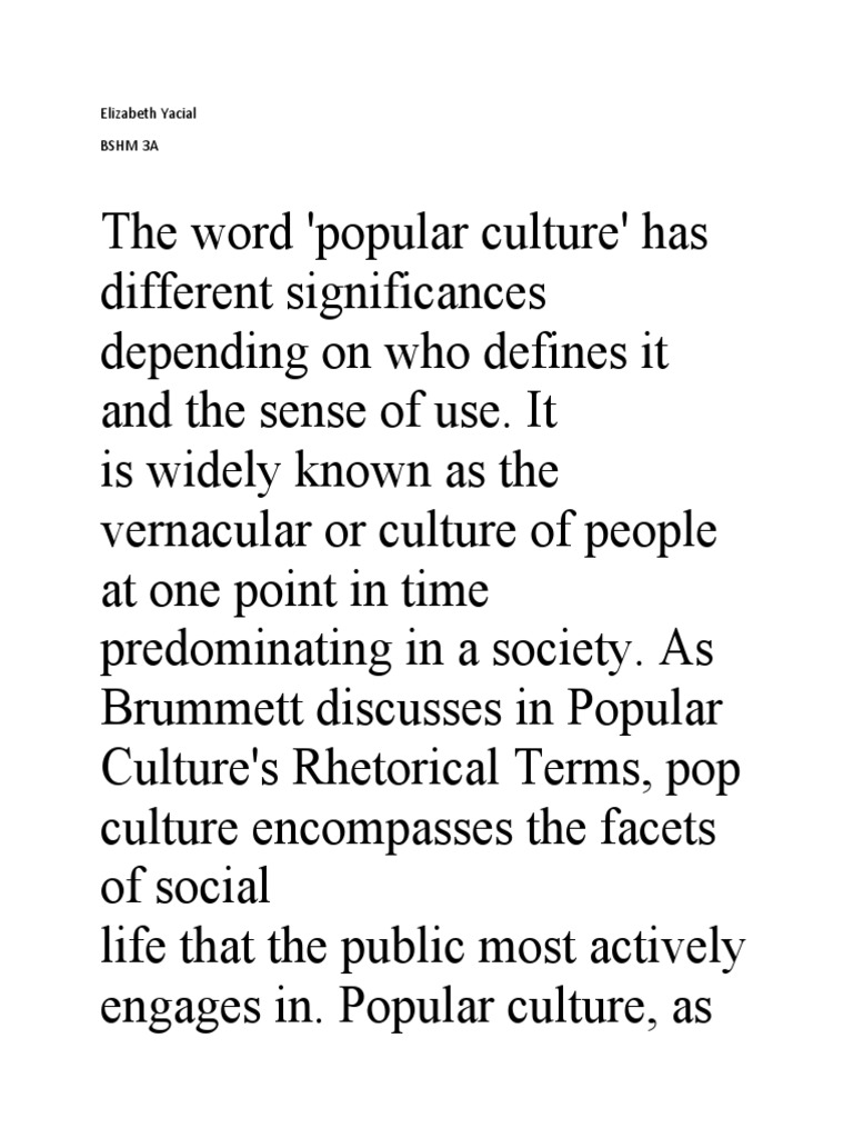 06 Worksheet 2 Popcul | PDF | Popular Culture | Theory