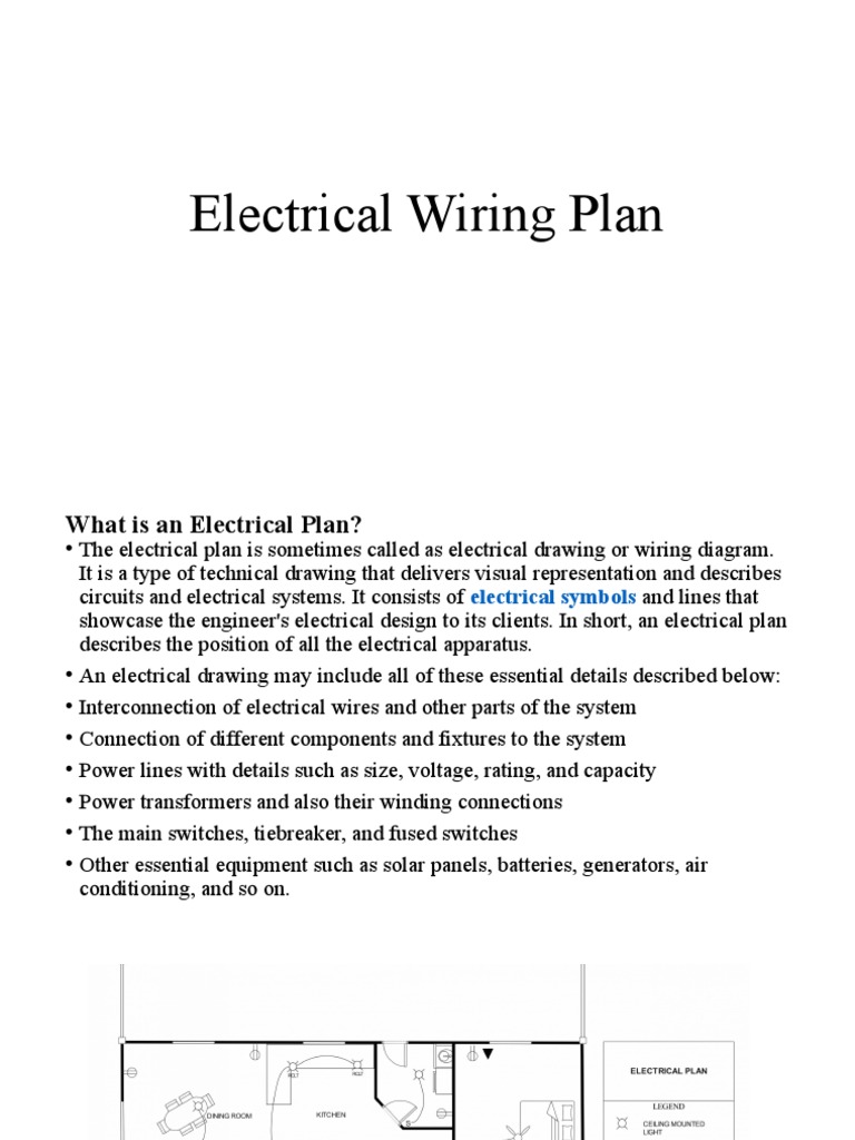Electrical Wiring Plan | PDF | Electrical Wiring | Electricity