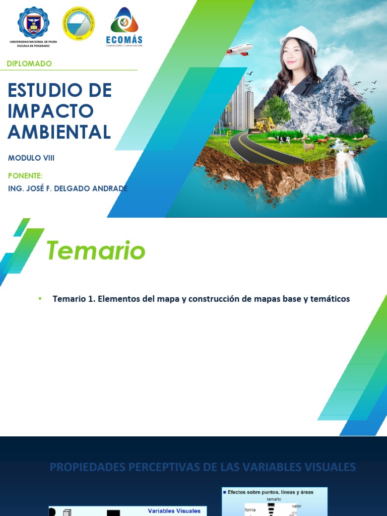 Mapas Tematicos de Estudio de Impacto Ambiental Con Arcgis - Sesion 2 | PDF