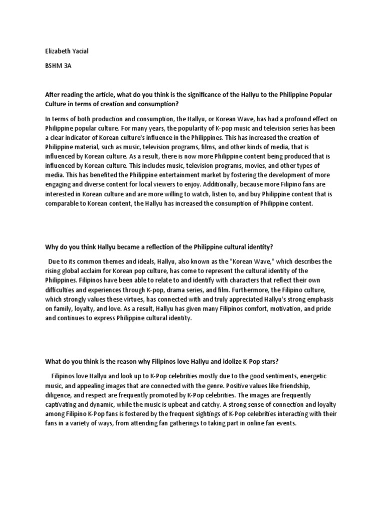 04 - Worksheet 4 - Popculture | PDF | Philippines | Communication