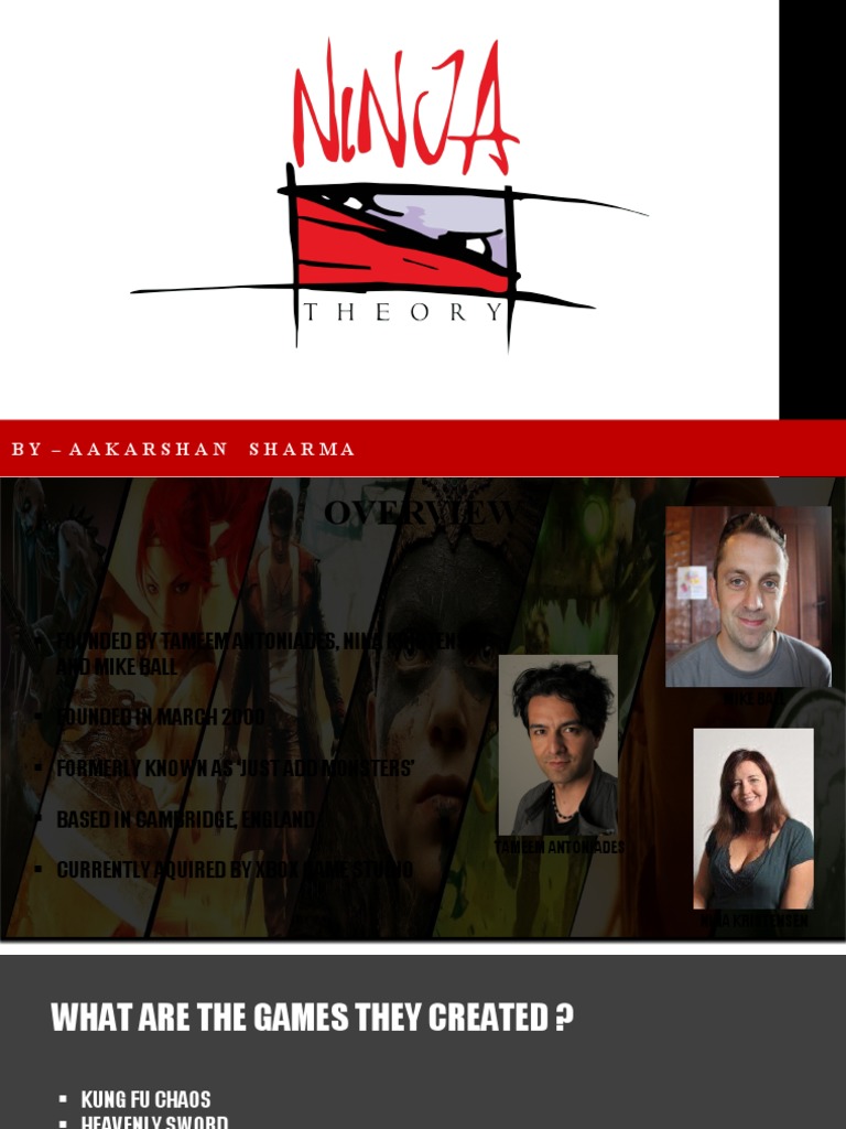 Ninja Theory Presentation | PDF | Video Games | Video Game Development
