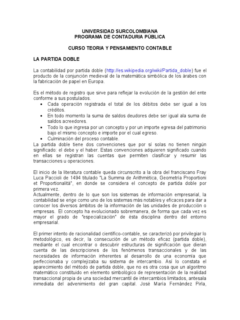 4 +La+partida+Doble | PDF | Contabilidad | Realidad