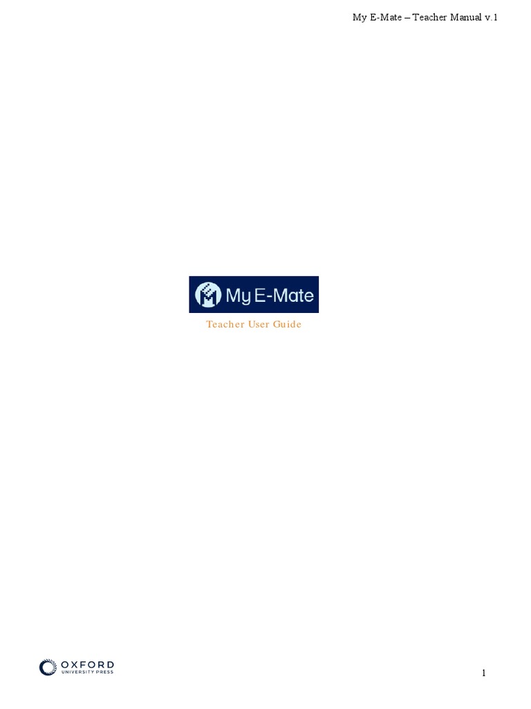 MyEmate Teacher User Manual V 1 | PDF | Android (Operating System) | Ios