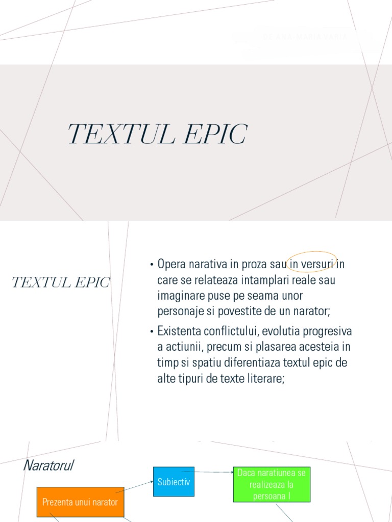 Textul Epic 2.05 | PDF
