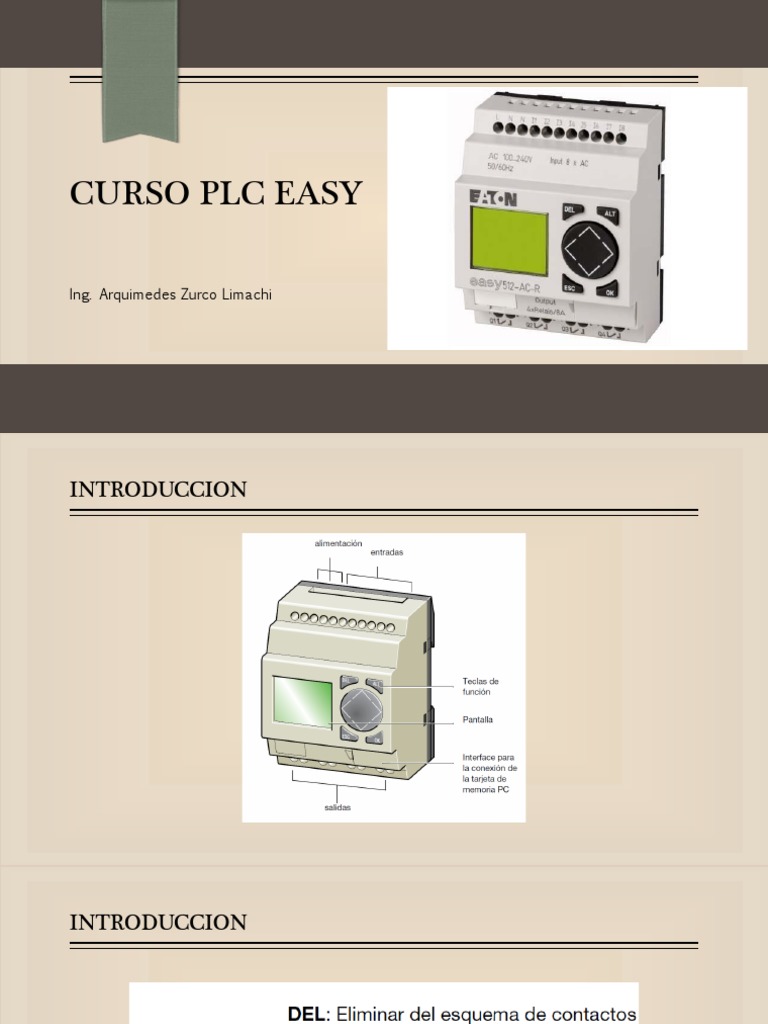 Curso de PLC Easy: Esquemas y Circuitos | PDF | Tecnología