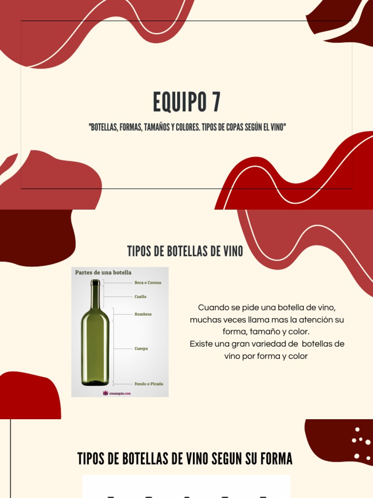 Tipos de Botellas | PDF | Vino | champán