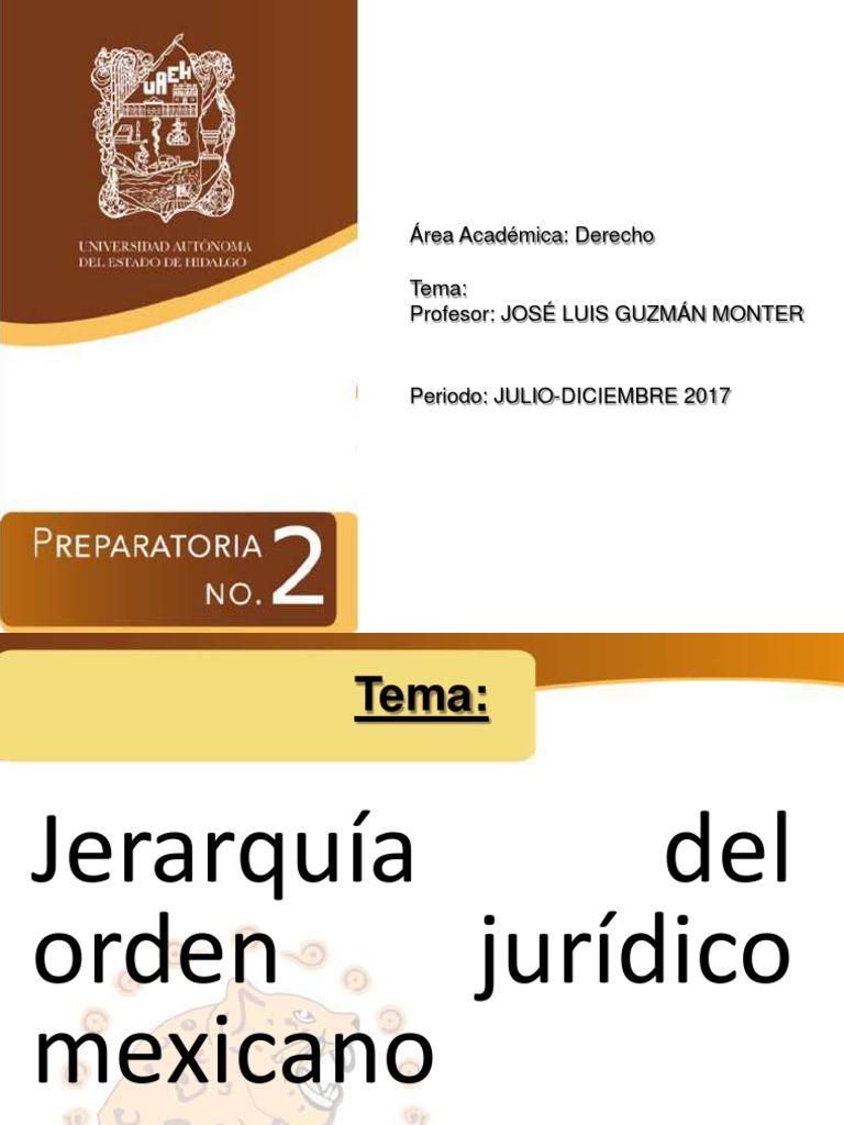 Jerarquia Del Orden Juridico | PDF | Regulación | Tratado