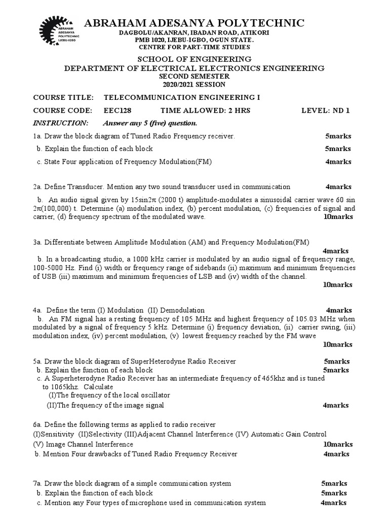 Eec128 2020 2021. | PDF