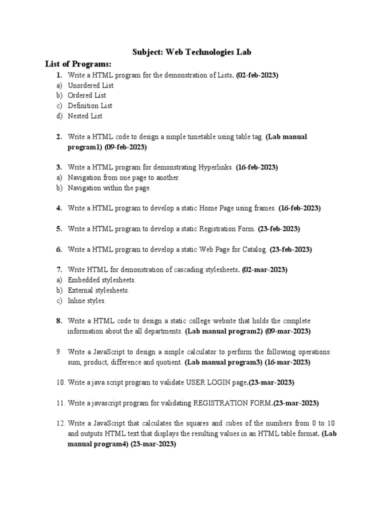Lab Record Final | PDF