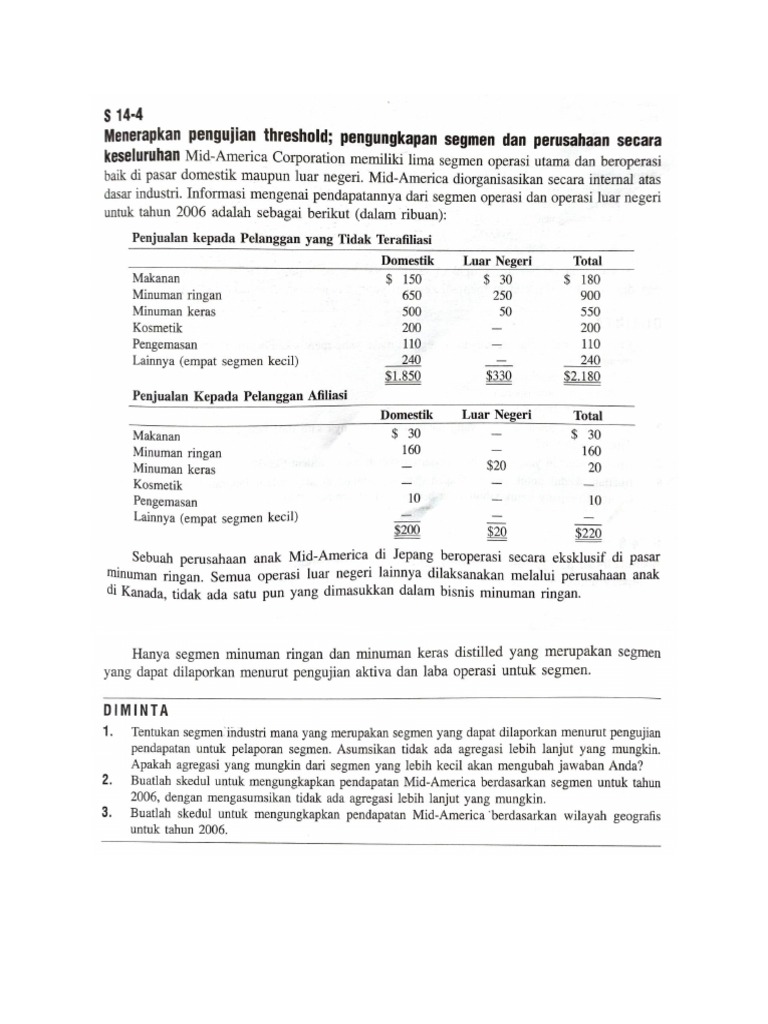 Soal Lap Keu Segmen Dan Interim | PDF
