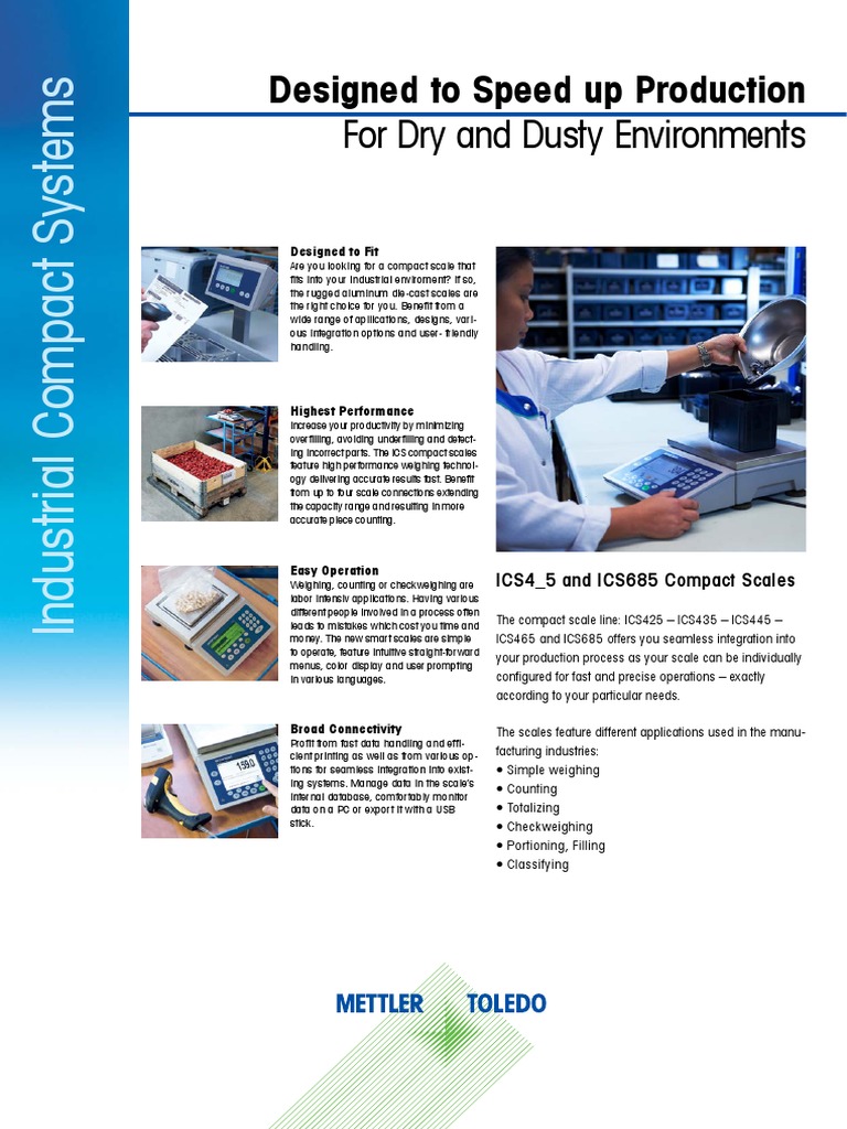 ICS Scales and Terminals - Datasheet | PDF