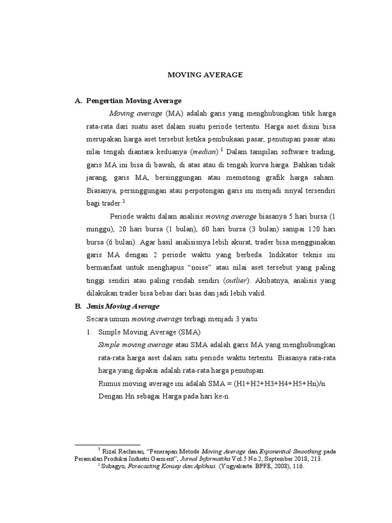 Moving Average Pdf